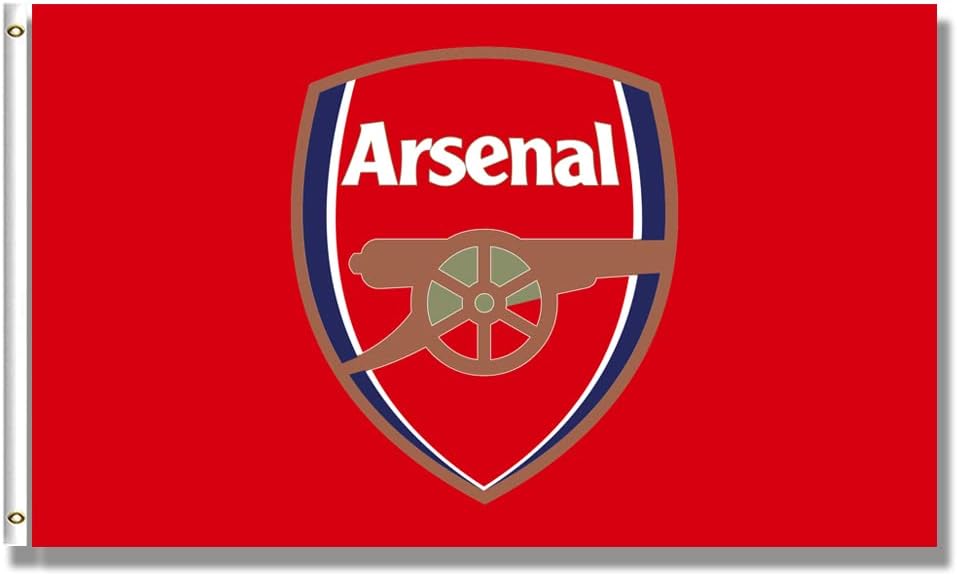 Amazon.com: Arsenal F.C. Flag CC, 5ft x 3ft : Sports & Outdoors