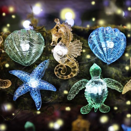 Amazon.com: Nautical theme Sea Life Decorative Fairy String Lights ...