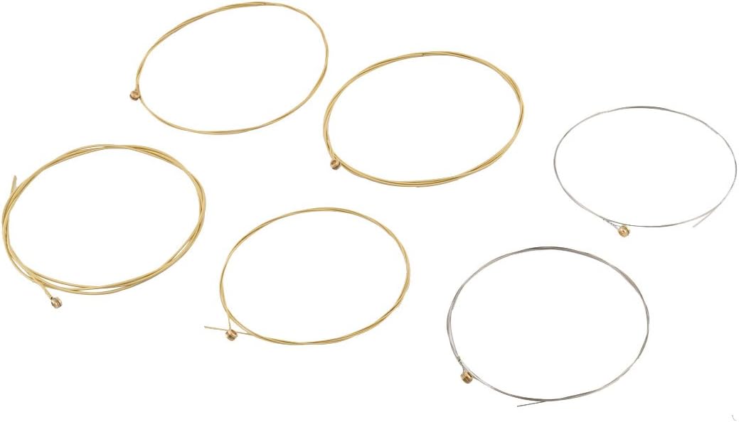 Amazon.com: 9 Sets of 6 Acoustic Guitar Strings Replacement Steel ...