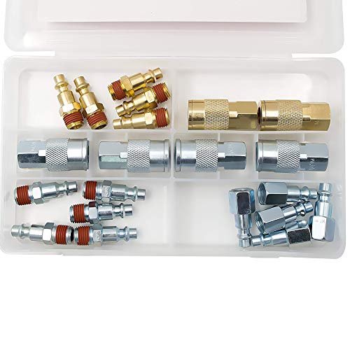 Snapklik.com : FIXSMITH Air Compressor Accessories - 21 Pieces Hose ...