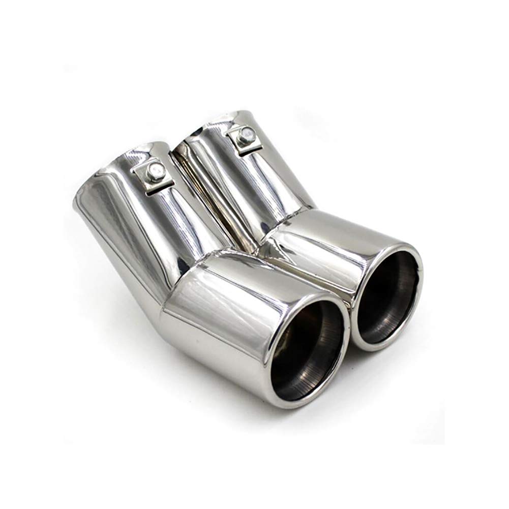Buy XINGXINGNS Exhaust Pipe, Stainless Steel Universal Car Curved ...
