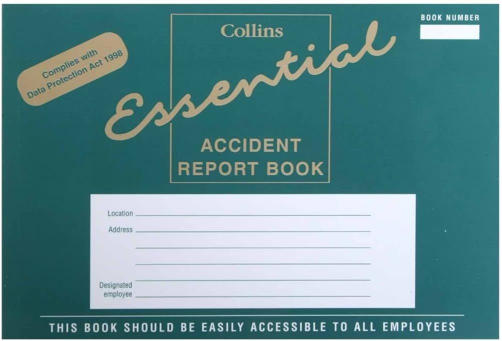 Reliance Medical A4 Accident Book - Mandatory for Workplace Compliance ...