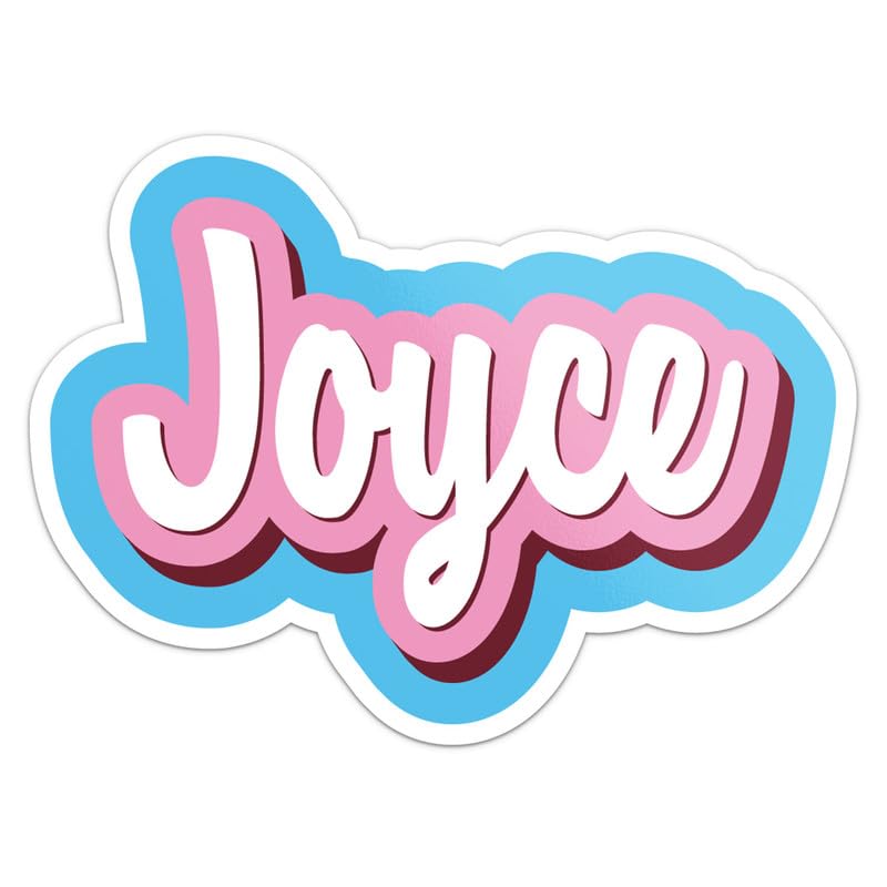 Amazon.com - Cartoon Joyce Name Sticker - Waterproof Vinyl Decal for ...