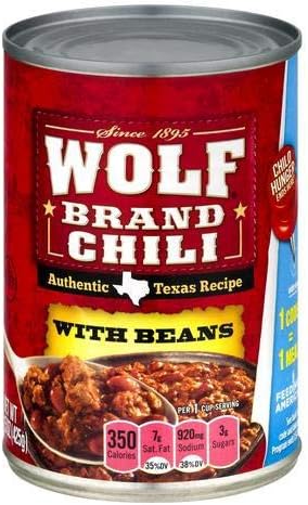 Amazon.com : WOLF BRAND Chili With Beans, 24 oz. : Beans Produce ...