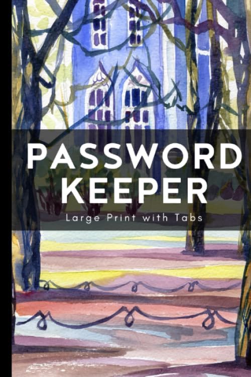 Password Keeper Book For Seniors: Large Print Website Address Book ...