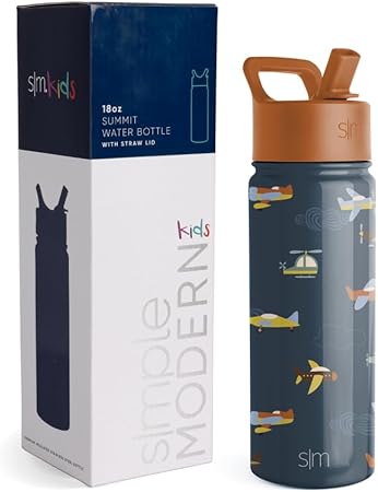 Amazon.com: Simple Modern Kids Summit Water Bottle with Straw Lid ...