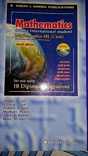 Mathematics HL second edition worked Solutions Haese &Harris : Amazon ...