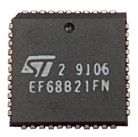 EF6821FN 8-BIT PERIPHERAL INTERFACE ADAPTER (PIA) with 1MHz in PLCC44 ...