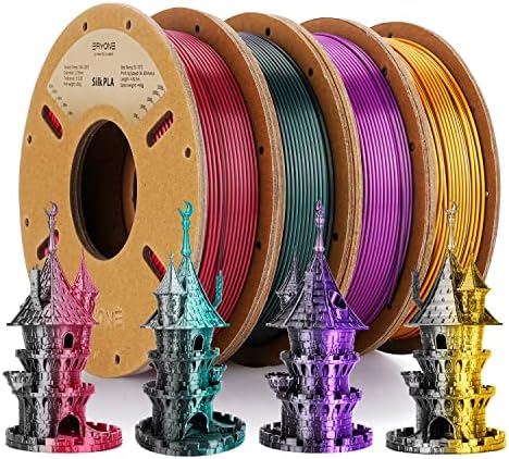 ERYONE Silk Dual Color Filament PLA 3D Printer 1.75mm, -0.03mm, Color ...