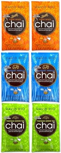Amazon.com: crait David Rio Chai Tea Latte Single Serve Packets ...
