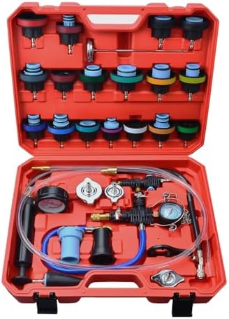 Holdfiturn 18pcs Coolant Pressure Tester Kit Radiator Pressure Tester ...