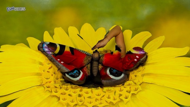 Butterfly Full Body Paint
