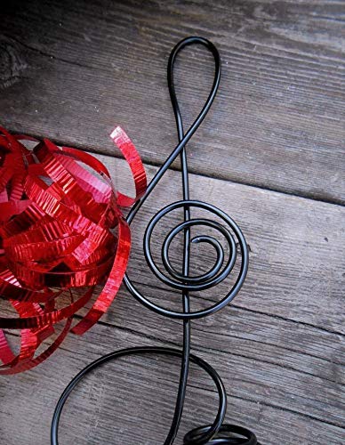 Amazon.com: Treble Clef Christmas Tree Topper For Music Themed ...