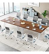 Amazon.com: Tribesigns 6FT Conference Table, Rectangular Meeting Table ...