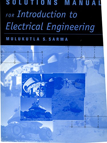 Buy Solutions Manual for Introduction to Electrical Engineering (Oxford ...
