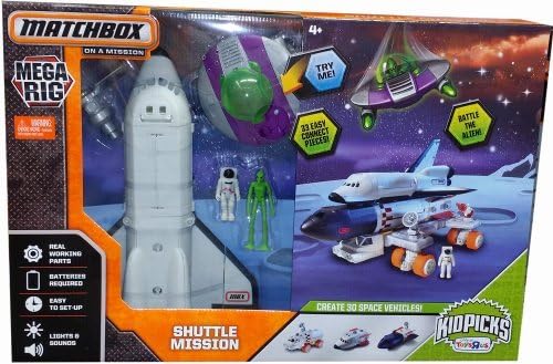 Matchbox Mega Rig Space Shuttle - Exclusive Large Play Set : Amazon.co ...