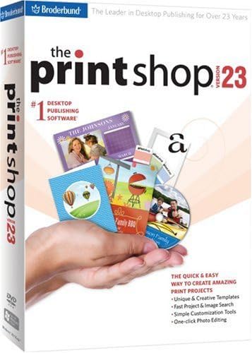 Amazon.com: The Print Shop 23 [Old Version] : Software