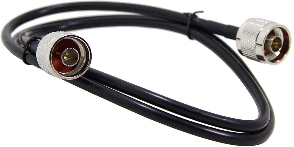Amazon.com: 50 Ohm Ultra Low Loss N-Type Coax Cable 10ft, Ancable N ...