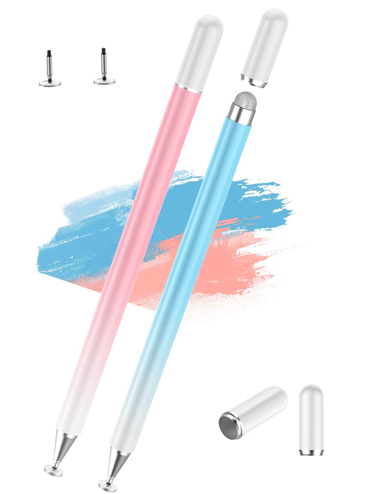 Amazon.com: Stylus Pens for Touch Screens, Luntak 2 in 1 Magnetic Disc ...