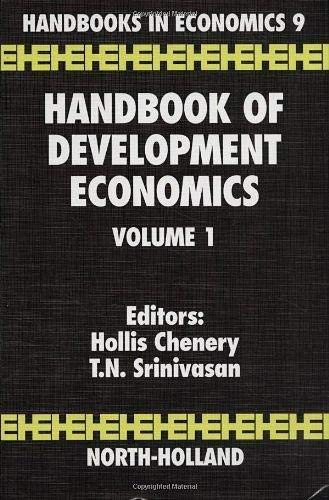Handbook of Development Economics, Vol. 1: 9780444703378: Business ...