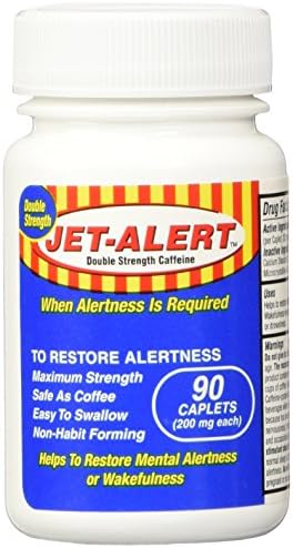 Amazon.com: Jet-Alert Double Strength Alertness, 200mg-90 Ct 2 Pack ...