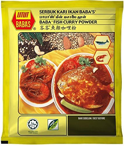 Choco Baba Baba's Fish Curry Powder 1 Pack x 250g : Amazon.in: Grocery ...