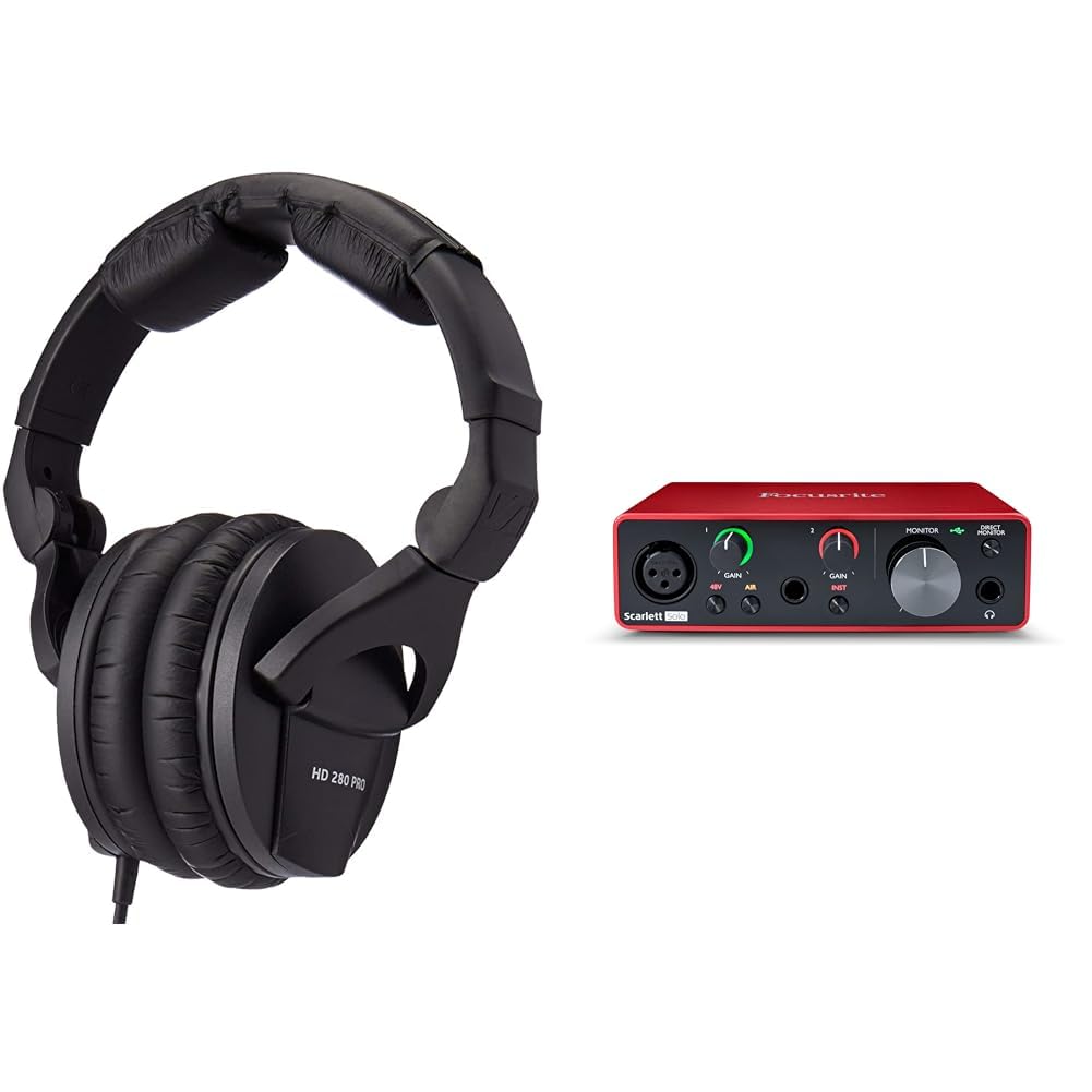 Buy SennheiserHD 280 PRO Closed-Back Around-Ear Collapsible ...