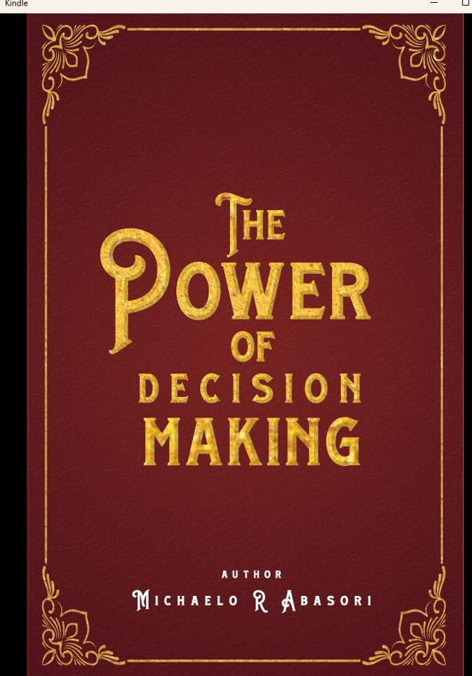 Amazon.com: THE POWER OF DISCISION MAKING AND THE HOPE OF THE NATIONS ...