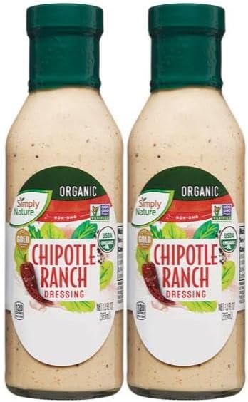 Amazon.com : Simply Nature Organic Chipotle Ranch Dressing, 12 fl. oz ...