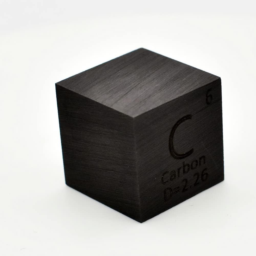 Amazon.com: 20mm Carbon Cube C 99.9% Graphite Element Cube Pure 10mm ...