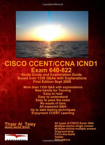 Amazon.com: CCNA ICND1 640-822 CCENT Study Guide and Examination Guide ...