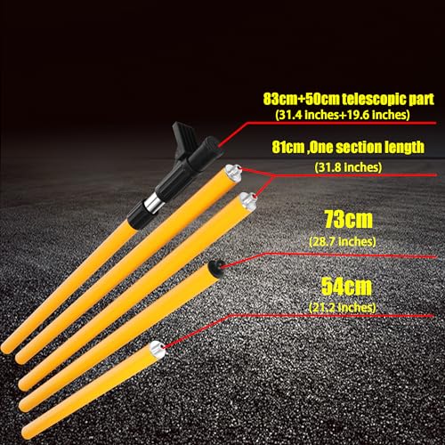 Snapklik.com : 13.8 Foot/42 Meter Laser Telescopic Rod, Professionally ...