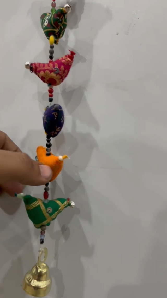 Watch 10-Bird Bell Tota Traditional Indian Hanging Decoration on Amazon ...