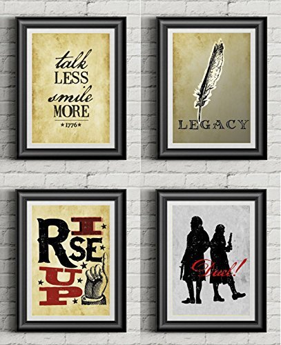 Amazon.com: HAMILTON COLLECTION | Set Of Four 11x14 Poster Prints ...