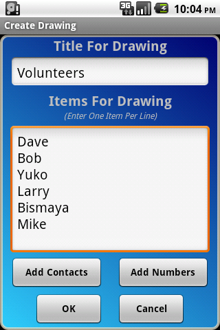 Draw Names From A Hat - App on the Amazon Appstore