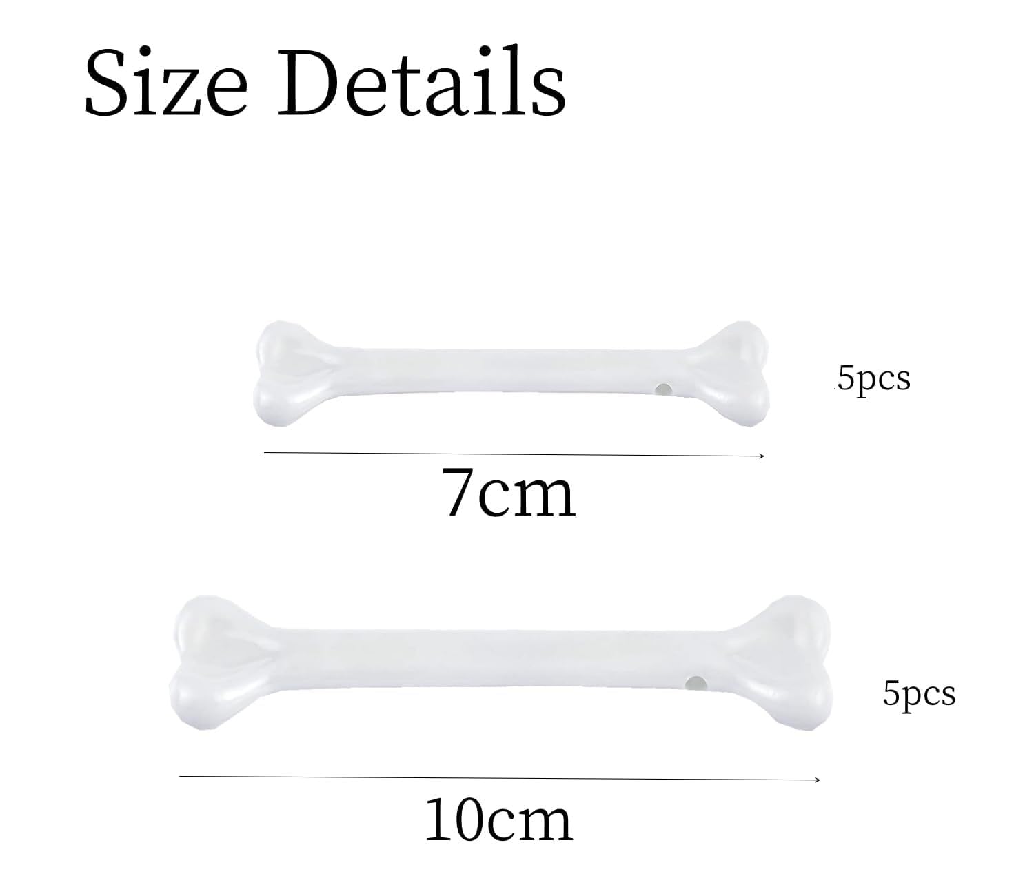 Mini Bones Wybcfp 24Pcs Halloween Skeleton Bones Decoration Fake ...