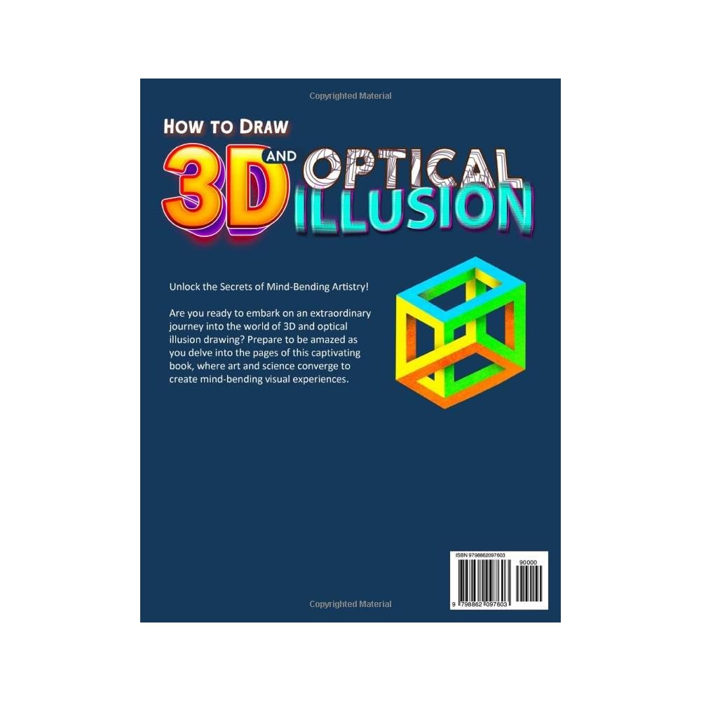 How to Draw 3D and Optical Illusion: A Step-by-Step Australia | Ubuy