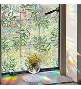 Amazon.com: WBQMUNY Stained Glass Window Film,Window Privacy Films ...