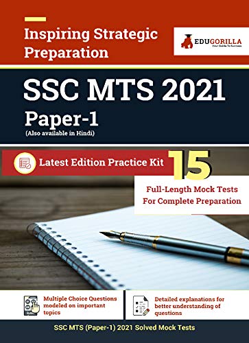 Staff Selection Commission MTS Exam 2021 Paper 1 | Preparation Kit for ...
