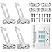 4 PCS Window Restrictors Locks, Kamtop Window Restrictors Left Handed ...