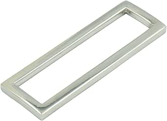 Amazon.com: Bluemoona 20 Pcs - 2" 50mm Metal Rectangle Rings Webbing ...