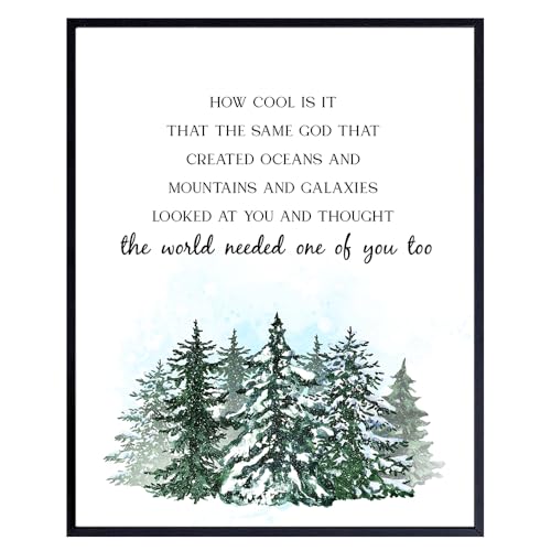 Amazon.com: Inspirational Quotes Christian Wall Decor - Motivational ...