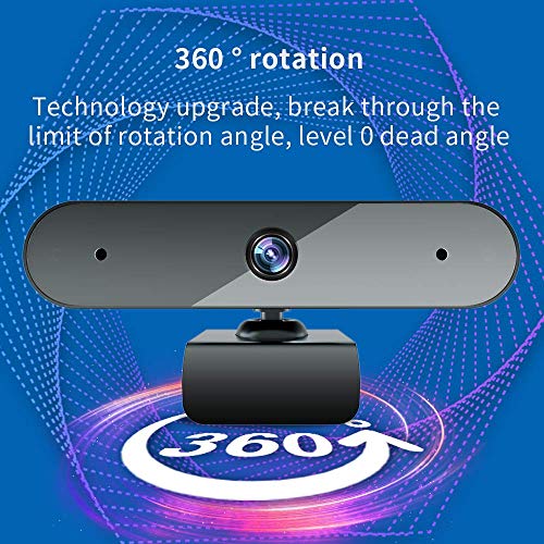 Walfront Model-S3 1080P Webcam with 360-Degree Rotation Streaming ...