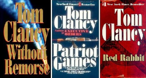 Tom Clancy Set (Without Remorse, Patriot Games, Red Rabbit, 1-3 ...