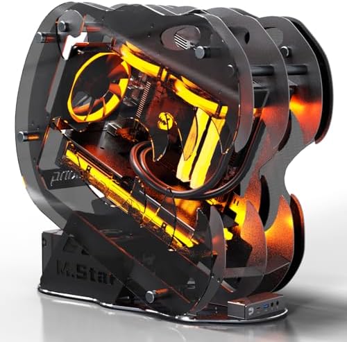 Amazon.com: AZZA CSAZ-812 Diamond/Innovative ATX Case/AZZA Hub Included ...