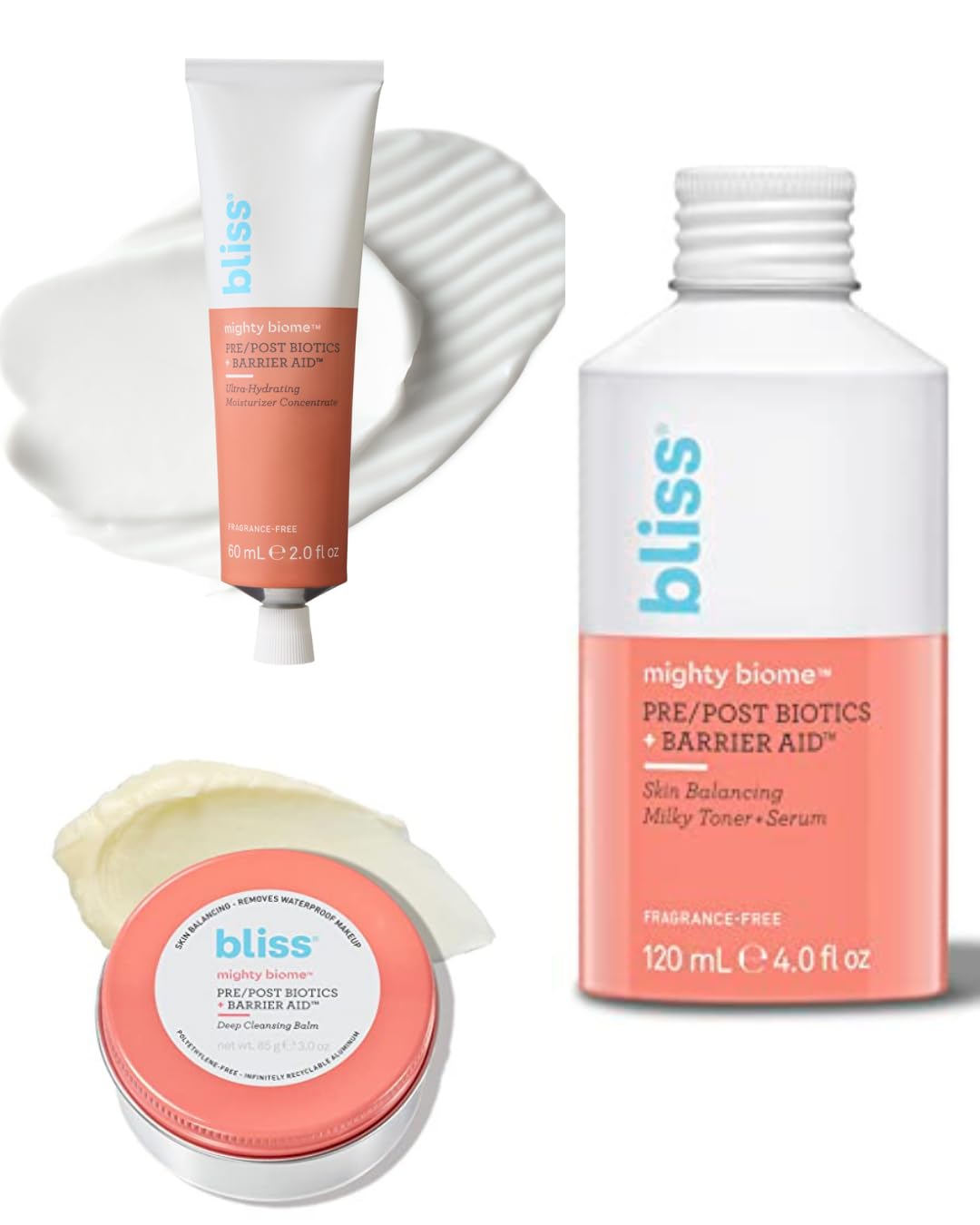 Amazon.com: Bliss Mighty Biome Skincare Trio | Hydrate, Balance ...