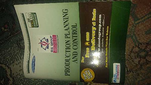 Production planning and control book : Amazon.in: Books