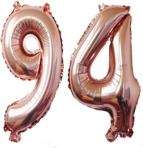 Amazon.com: 40inch Rose Gold Foil 85 Helium Jumbo Digital Number ...