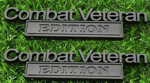 Amazon.com: 2PCS Combat Veteran Edition Emblems 3D Raised Decals ...