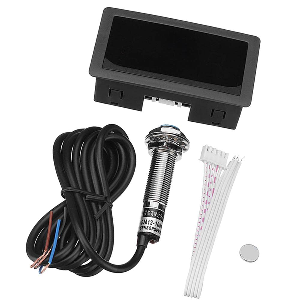 myaddiction LED Digital Tachometer Motor Tach Speed Gauge Meter Tester ...